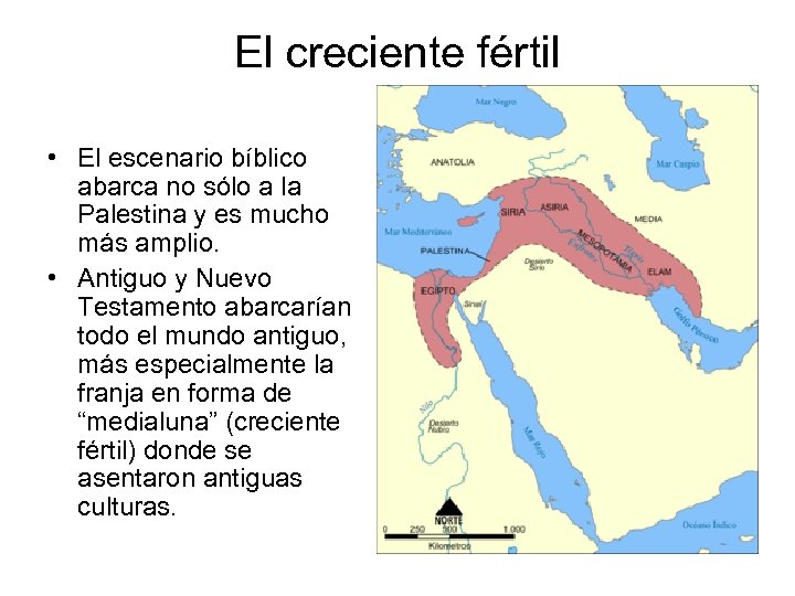 Geografía de Palestina El creciente fértil