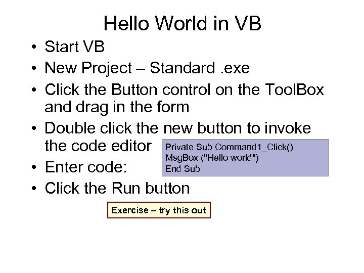 MS Visual Basic 6 Walter Milner VB