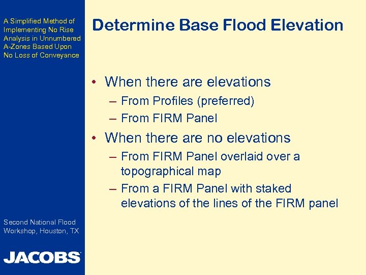 A Simplified Method of Implementing No Rise Analysis