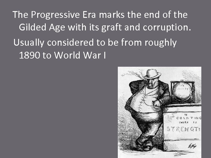 The Progressives Out to save the world