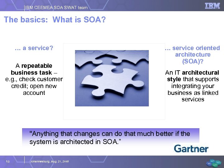 IBM CEEMEA SOA SWAT Team How to Sell