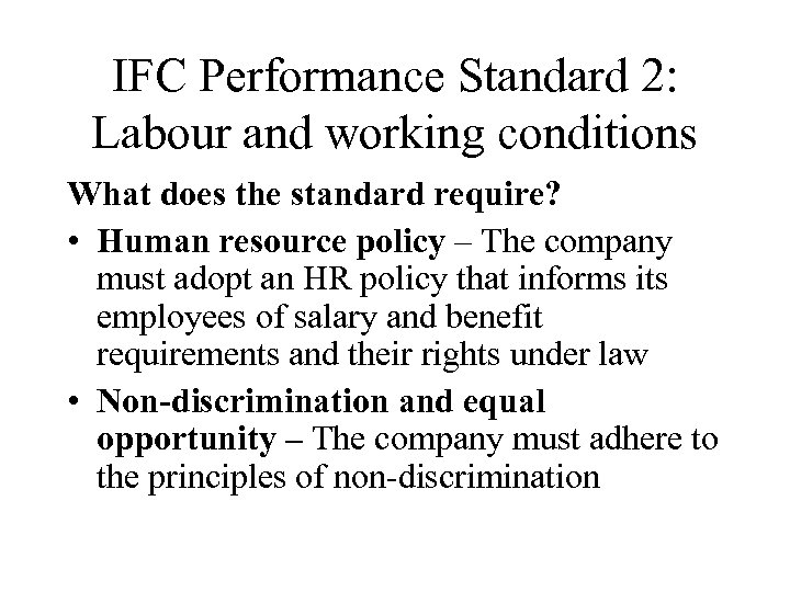 Strategy and training session IFI Labour Standards Sofia