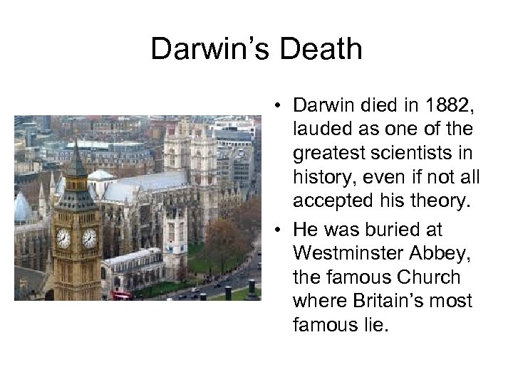 Charles Darwin 1809 -82 A brief biography By