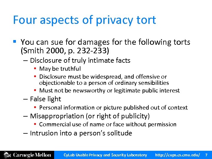 Privacy Policy Law and Technology Privacy Law September