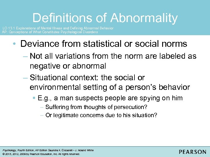 Chapter 13 psychological disorders psychology fourth edition Psychology