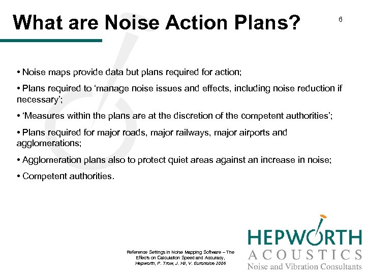 1 Noise Maps and House Building potential