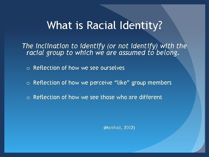 Non-Racist White Identity Formation Teaching Anti-Racism in the