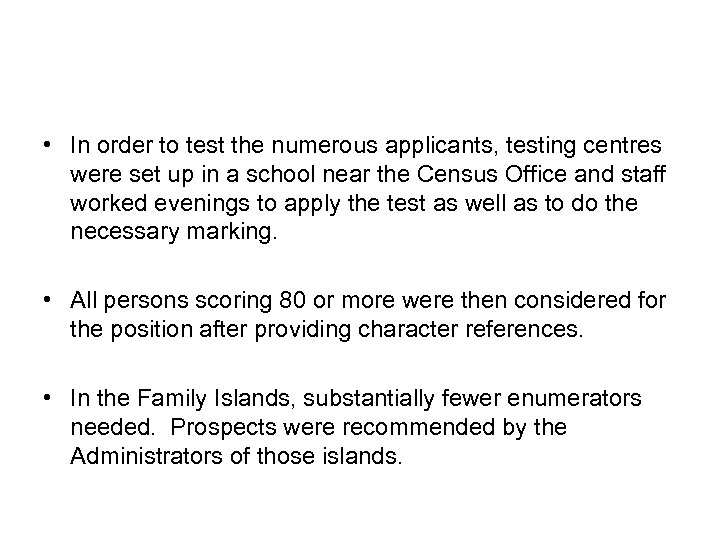 THE BAHAMAS 2010 CENSUS OF POPULATION AND HOUSING