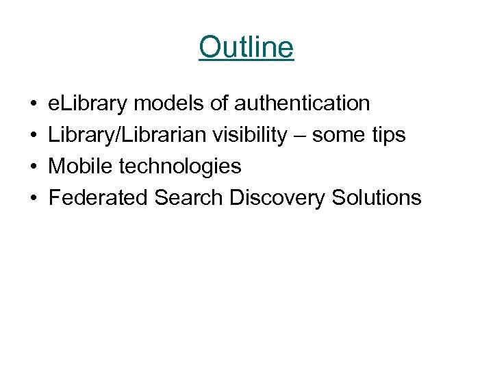 Aoife Lawton Systems Librarian HSE Outline