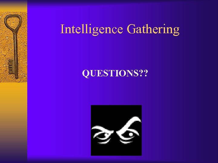 Intelligence Gathering Def Con X Vic Vandal vvandal well