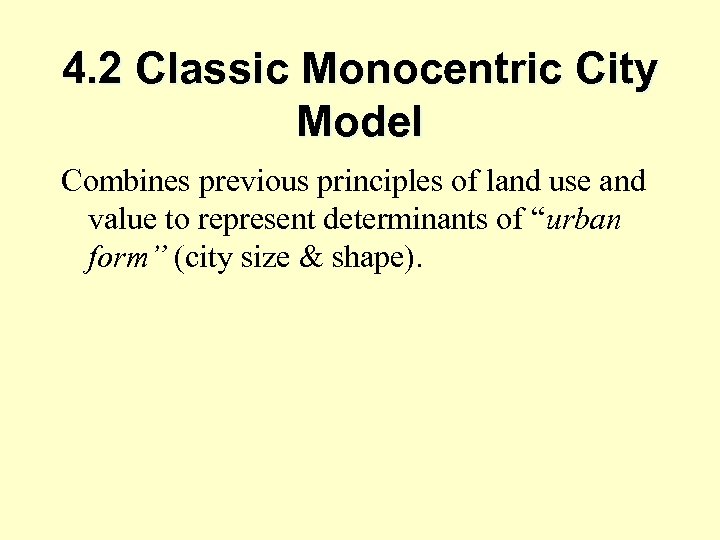 Chapter 4 Inside the City I Some Basic