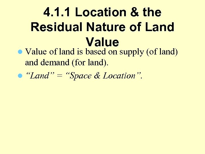 Chapter 4 Inside the City I Some Basic