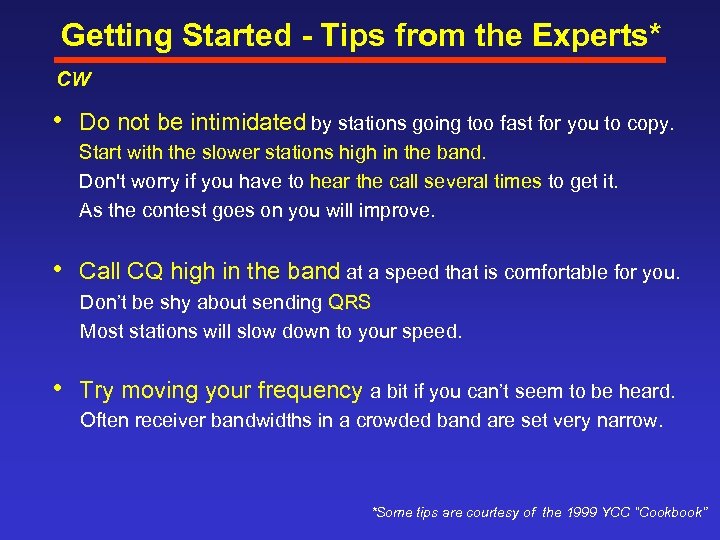 Contests Dan Zeitlin K 2 YWE March 2004