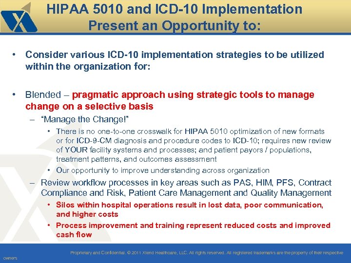 Optimizing Reimbursement with HIPAA 5010 and ICD-10 IDAHO