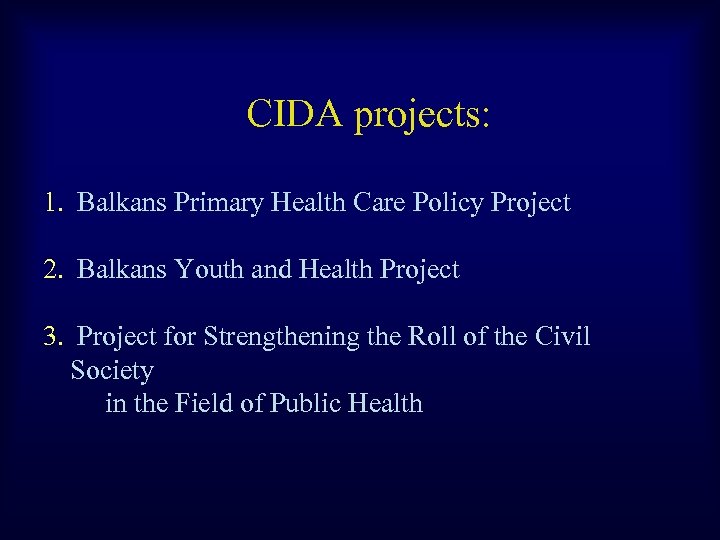 Health Care Reform in Bosnia and Herzegovina Ranko