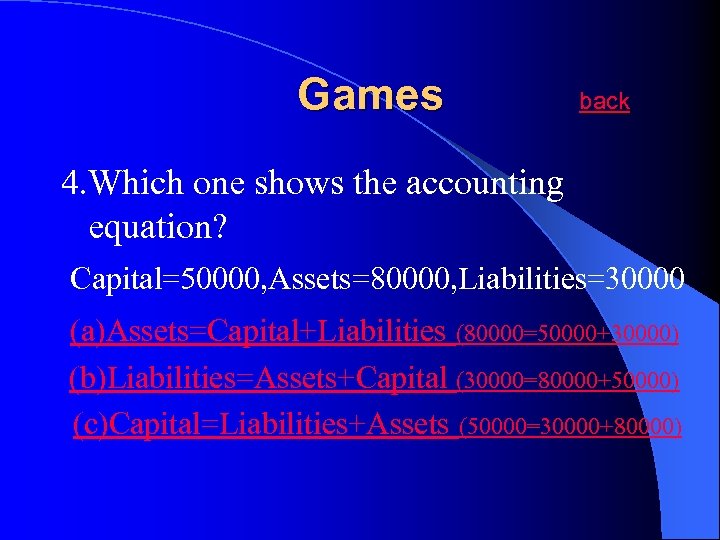 Principles of Accounts Introduction to The Accounting Equation