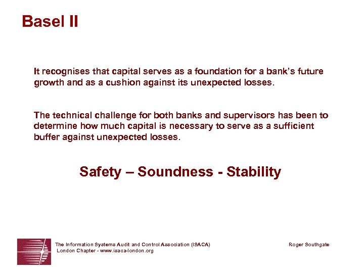 Basel II Operational Risk An Overview of where