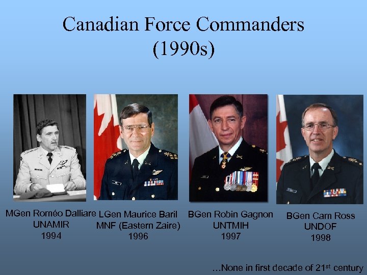 THE EVOLUTION OF PEACE AND STABILITY OPERATIONS Dr