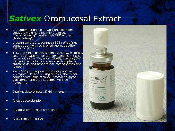 MEDICAL USE OF CANNABIS with a focus on