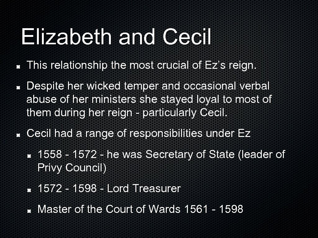 Elizabeth I Religion and Government Establishing new