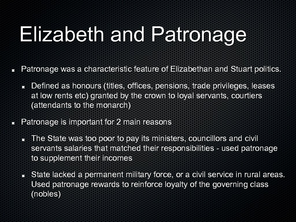 Elizabeth I Religion and Government Establishing new