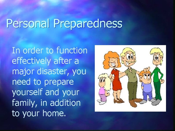 Emergency Preparedness Prepared by Zan Turner City