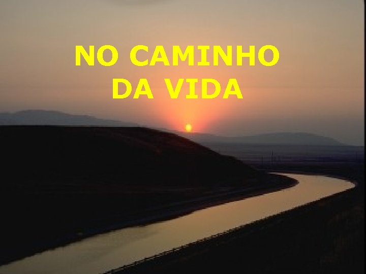 NO CAMINHO DA VIDA Muitas vezes como