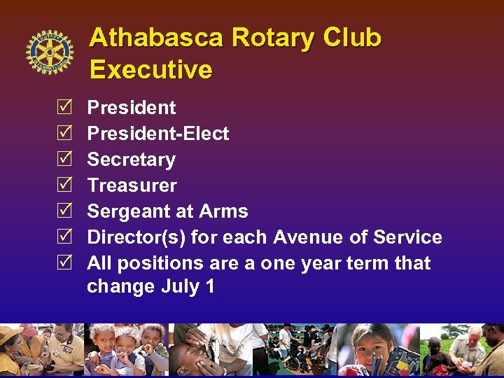 The Rotary Club of Athabasca Welcome to
