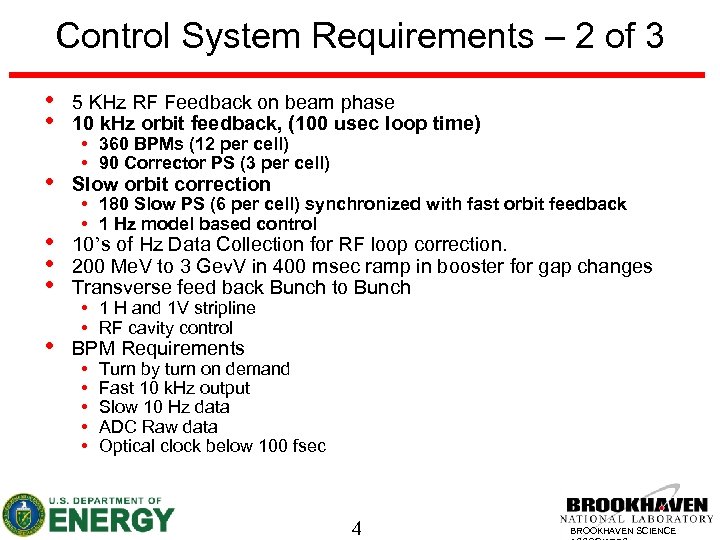 Control System Overview Bob Dalesio Control System Group