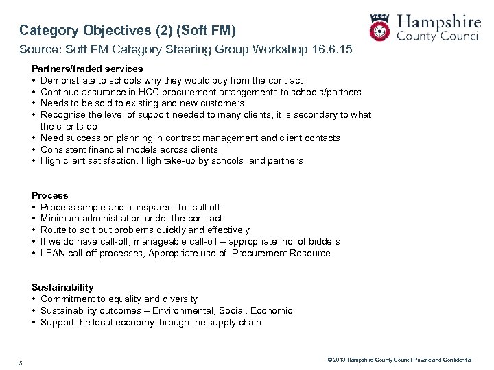 Soft FM Category Procurement Plan Presentation for Schools