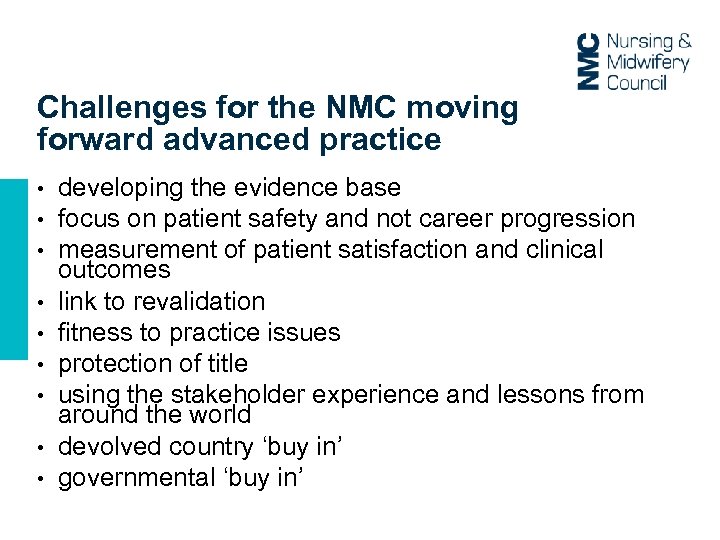 Enhancing public protection through the effective regulation of