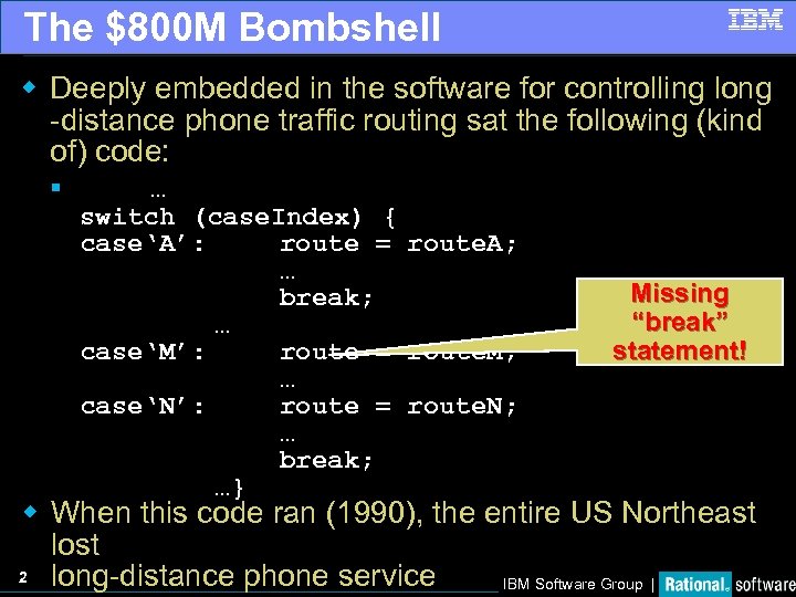 IBM Software Group Model-Driven Development Bran Selic