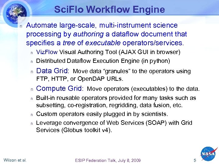 Practical Provenance Using Sci Flo Workflows Brian Wilson