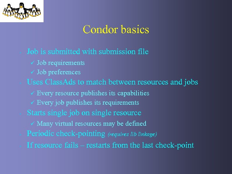 High Performance Computing with Linux clusters Mark Silberstein