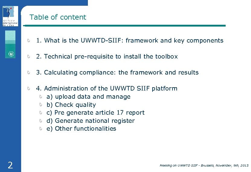 The generic waste water website How it works