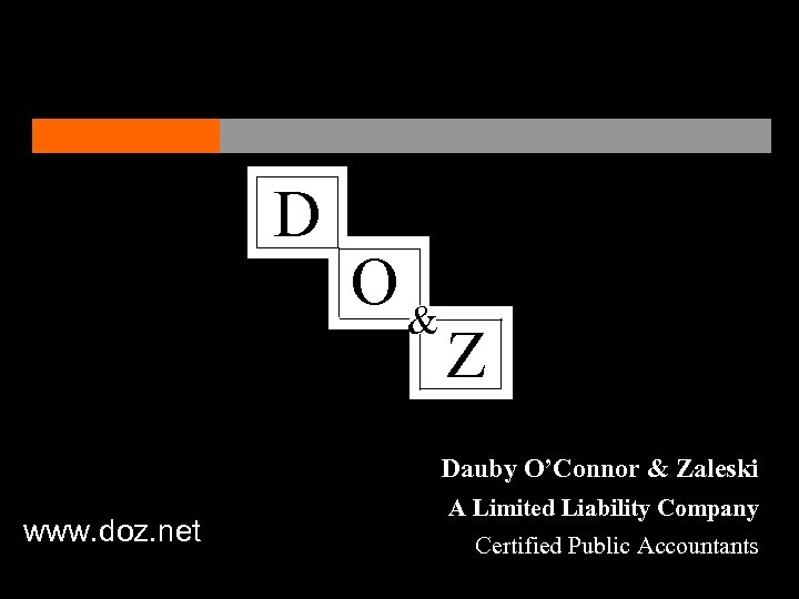 D O Z Dauby O Connor Zaleski www