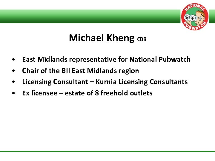 National Pubwatch Conference Reading 2017 Breakout Session Training