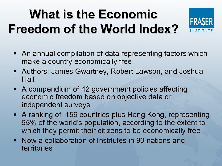 Economic Freedom of the World 2015 Annual Report