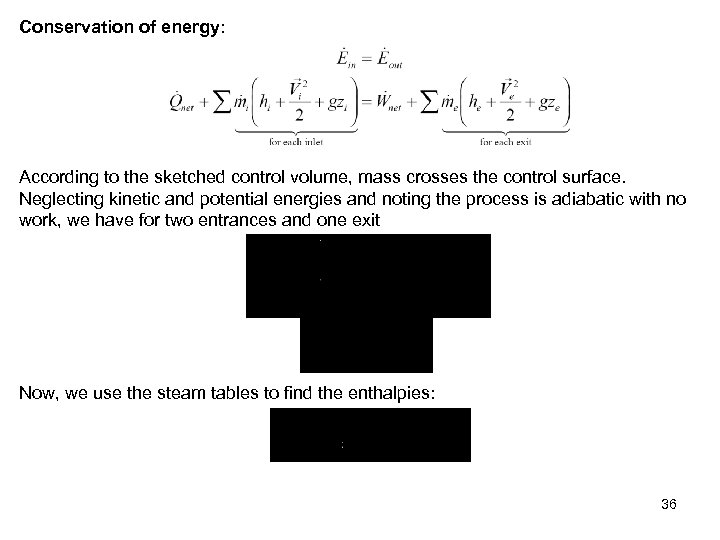 Chapter 5 Mass and Energy Analysis of Control