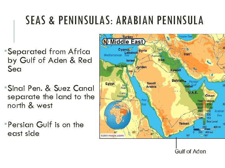 PHYSICAL GEOGRAPHY OF THE MIDDLE EAST N AFRICA