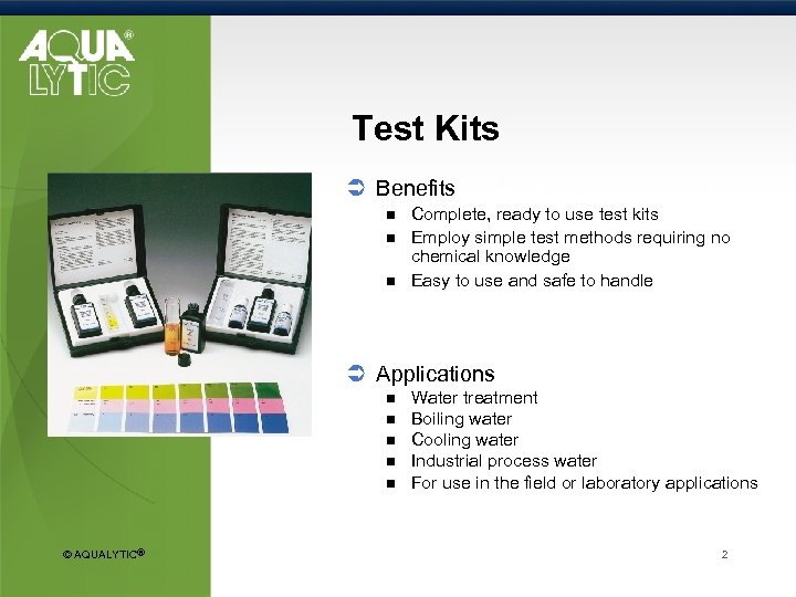 AQUALYTIC Water Analysis Equipment Benefits and Applications