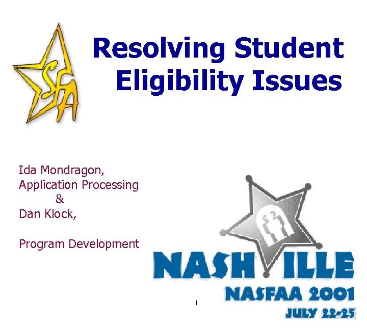 Resolving Student Eligibility Issues Ida Mondragon Application Processing