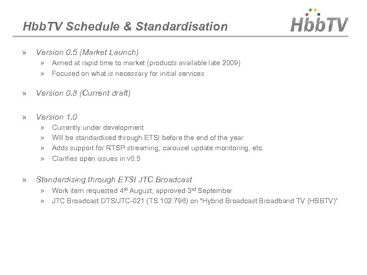 Hbb TV Hybrid broadcast broadband TV EBU