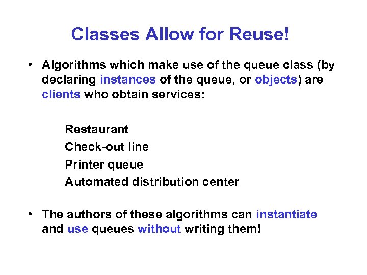 Introduction to Classes and Objects Real Life