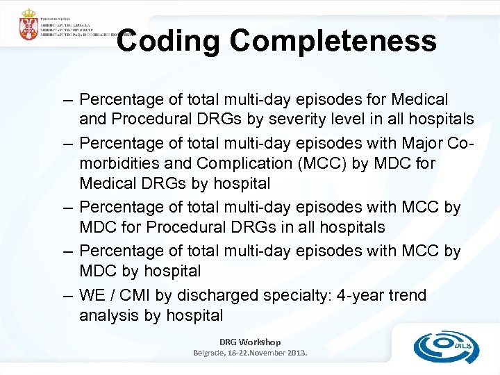 Data analysis by hospitals Data analysis by payers