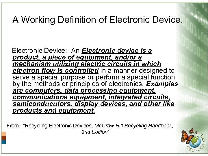Workshop on E-waste Recycling and Refurbishing Environmentally Sound