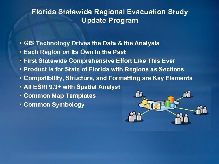 GIS Coordination on a Statewide Scale using a