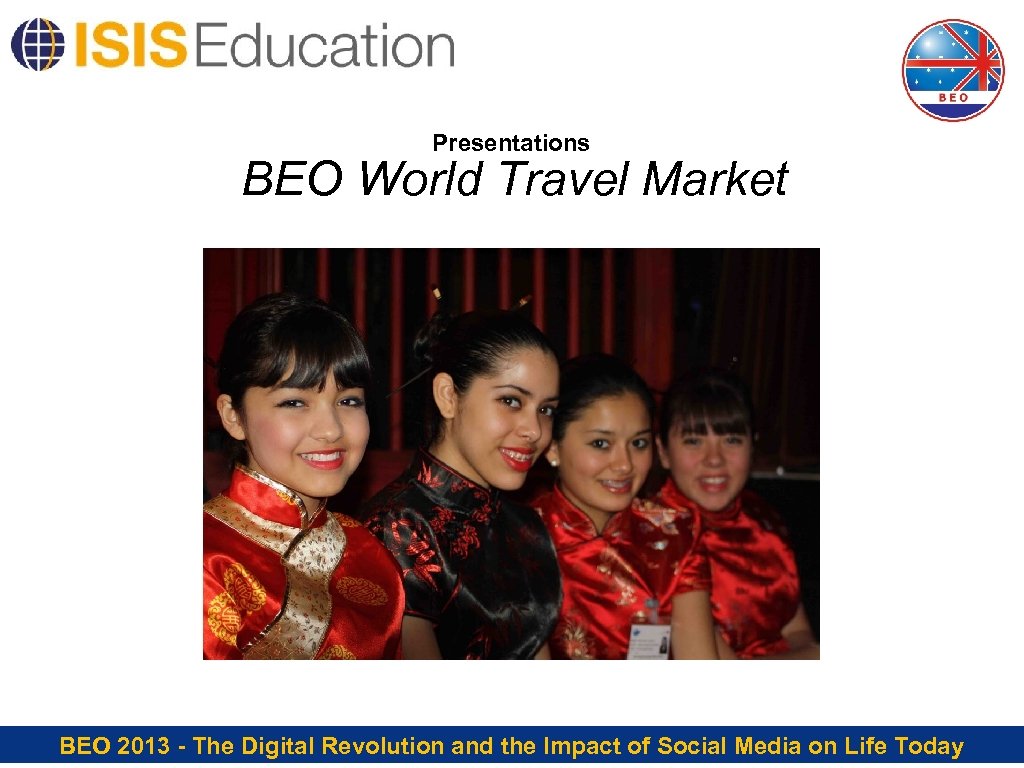 BEO 2013 Competitions The Digital Revolution and the