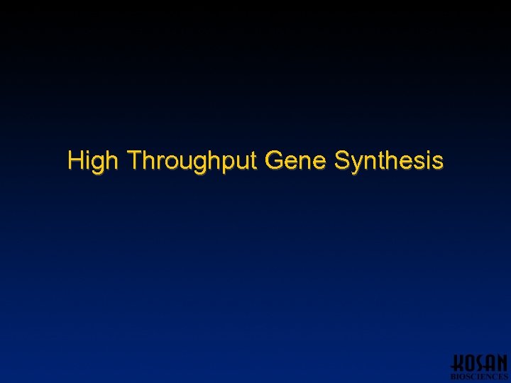 High throughput gene synthesis and cloning of polyketide