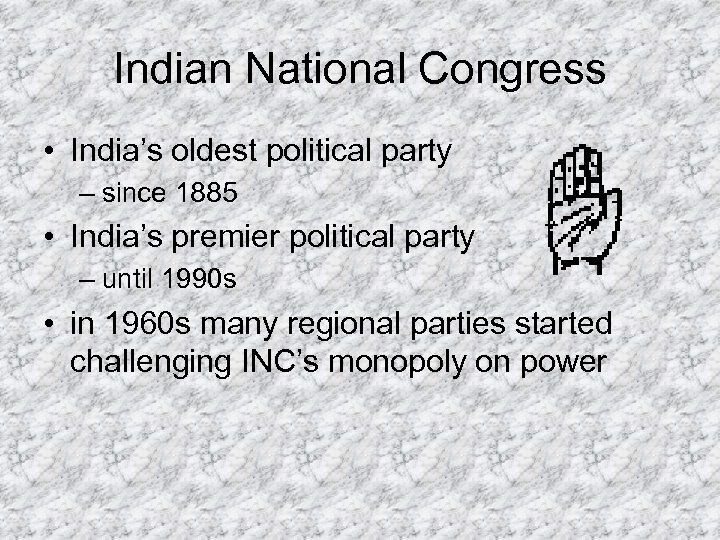 Electoral Politics Republic of India A